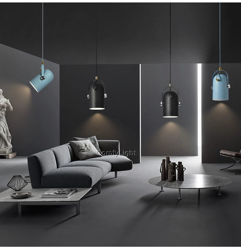 Modern Nordic Angled Drop Light